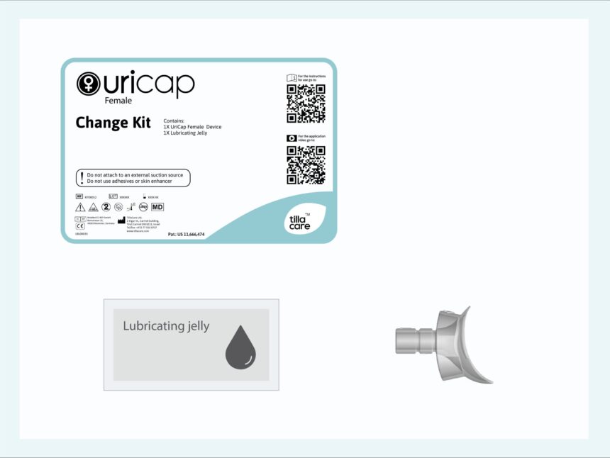 UriCap Female Device – Starter, Base & Change Kits | TillaCare