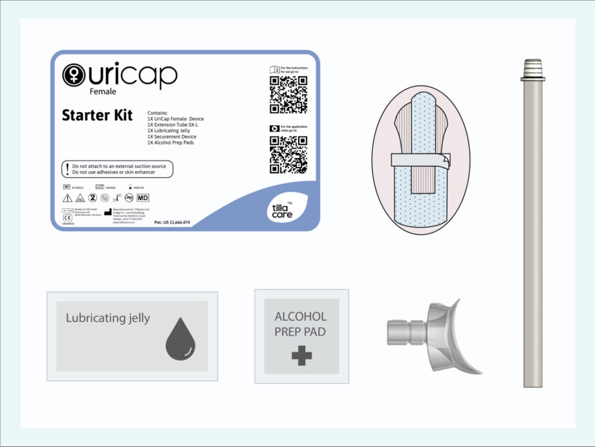 UriCap Female Device – Starter, Base & Change Kits | TillaCare